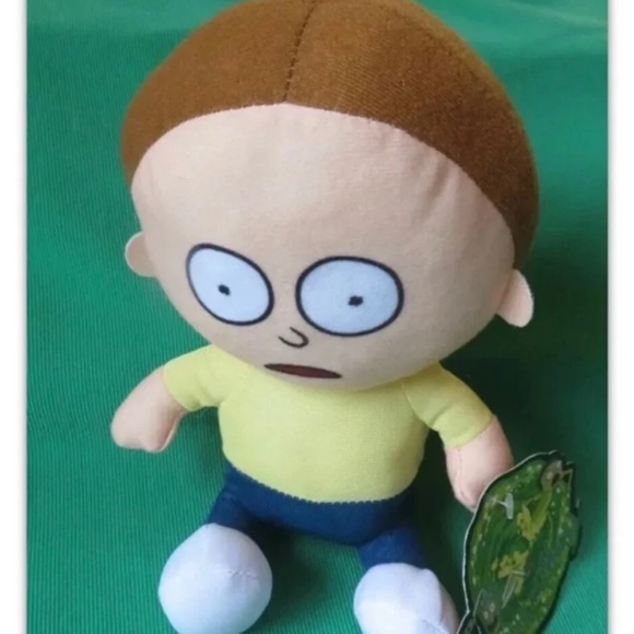 Cartoon Network | Toys | Rick And Morty Morty Smith Sitting Plush Doll ...